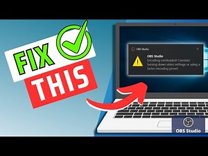 How To Fix OBS "Encoding overloaded! Consider turning down video settings" Error/Issue In OBS Studio