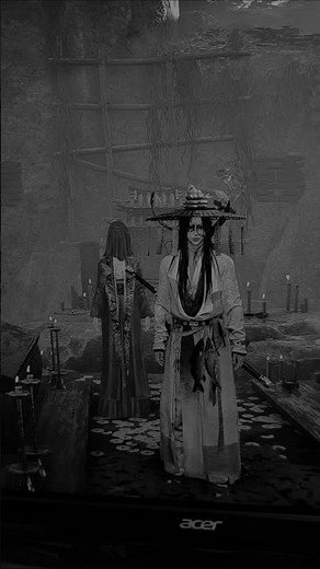 Creepy bride lurking in Where Winds Meet… this scene is pure nightmare fuel 😨🌫️ #WhereWindsMeet