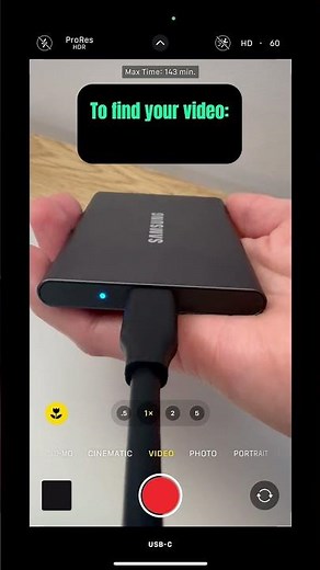 🤯HOW TO USE SAMSUNG PORTABLE SSD T7? #samsung #samsungssd #shortsfeed #shorts