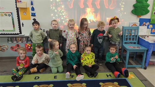 LNG's 12 Days of Christmas Day #1 Mrs. Wishart's 3's Class "Where is Santa?" | Learn 'n Grow Early Childhood Education Center