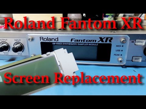How to Replace the Screen on the Roland Fantom XR