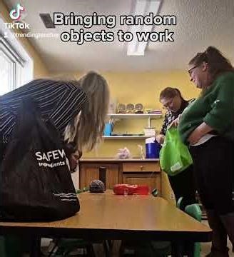 Bring a Random Object from Home Challenge 😂 | Fun Workplace Challenge Gone Wrong #workfun #dailywork