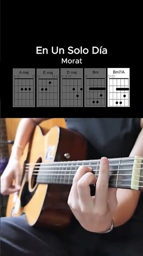 En Un Solo Día - Morat TUTORIAL ACORDES GUITARRA #tutorialguitarra #guitarra #moratcover