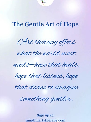 ✨🎨 When words feel heavy, colors speak. Art therapy opens gentle pathways to healing—each brushstroke, each doodle, each collage becomes a reminder that hope is alive. 🌱💫 Through creativity, we rediscover resilience, joy, and the courage to imagine brighter tomorrows. 🕊️💖 #ArtTherapyHealing #HopeThroughArt #CreativeRecovery #MentalHealthAwareness #HealingJourney