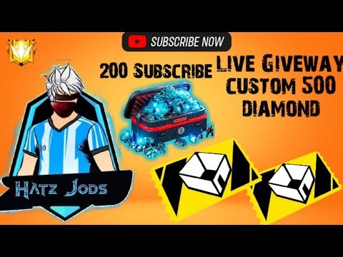 ⚡ Diamond Giveaway Live | Don’t Miss Your Chance 💎🎯 Free Fire Live | HATZ JODS Rank Push 💪