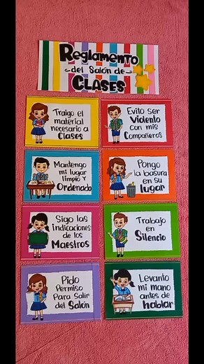 Reglamento del salón de clases: Normas, decoración y creatividad
