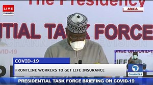 The Federal Government says it has received a life insurance cover for all frontline workers in the fight against the coronavirus (COVID-19) pandemic. Find this story and others in this edition of The News in Two Minutes. Two Minutes gives you a rundown of the most important news for the day. Start your morning updated and end the evenings with a recap of the day’s headlines. All in two minutes. #latestnews #newsupdate #ChannelsTV #CTVTwominutes | Channels Television
