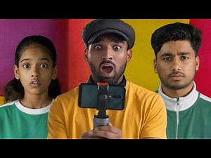 Squid Game Video BTS And Vlog || masti ki pathshala || Trampoline park