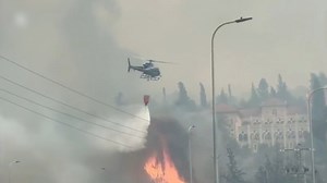 #Israel is battling massive #wildfires fueled by extreme heat and strong winds, prompting evacuations of multiple towns between Jerusalem and Tel Aviv and the closure of major highways. At least 20 people have been injured, and over 25 aerial cargo drops have been conducted as part of the firefighting efforts. | CGTN