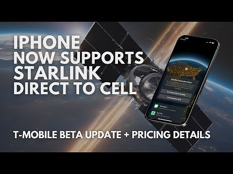 iPhone Now Supports Starlink | T-Mobile Releases Pricing Details for Direct to Cell