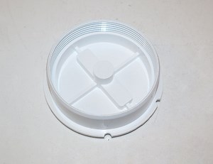 Jones Stephens C60118 4 inch PVC Internal Pipe Cleanout 3-1/2 inch Countersunk Plug Insert