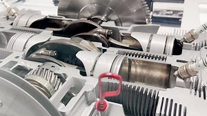 Pistons and Connecting Rods during Operation. Internal Combustion Engine Stock Footage - Video of diesel, heavy: 290527282