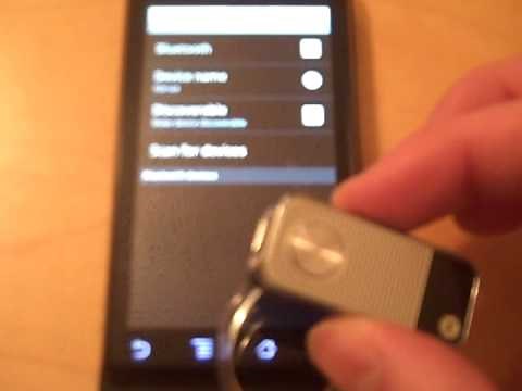 Motorola Droid - How to Set up Bluetooth