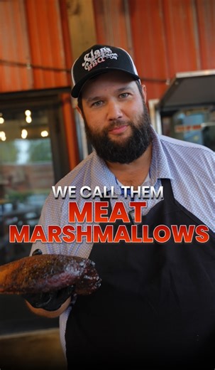 138K views · 1.1K reactions | I call these burnt ends meat marshmallows.  We cook them low at 190° overnight, then turn the heat up to 275° to build bark and color. After 12–14 hours, they’re tender enough to fall apart. That’s how we do burnt ends at Slap’s. Come grab a plate today.  Get your BBQ fix online at slapsbbqkc.com. | Slap's BBQ | Facebook