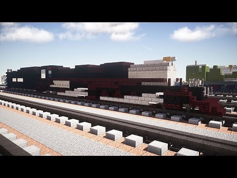 Minecraft Union Pacific Big Boy Steam Train Tutorial