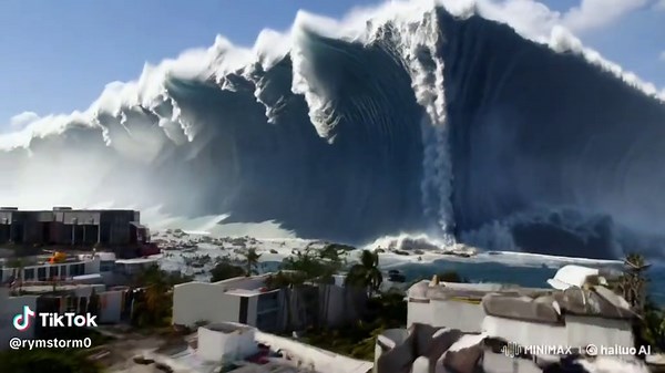Captivating Tsunami Footage Captured on Camera