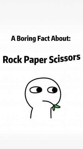 The Psychology of Rock Paper Scissors | Interesting Facts