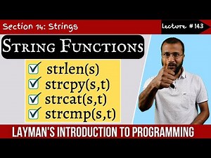 14.3. String function and string.h header file| Complete C programming course | Sunil Dhimal