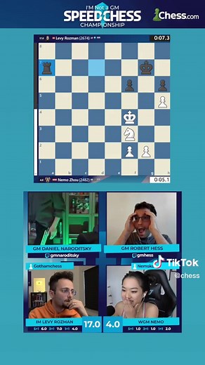 Levy blunders rook on purpose to trick Nemo!