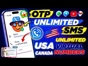 ✅Get FREE USA Virtual Number For WhatsApp & Gmail, Telegram OTP Verification | Create Tele Now Acc