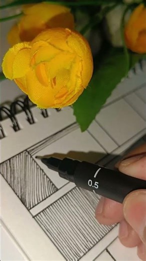 Easy straight line pattern 4 #patterndesign #artdesign #sketch #patterndrawing #artist #satisfying