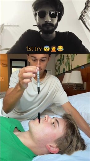 1st try 😱 challenge #challenge #shorts