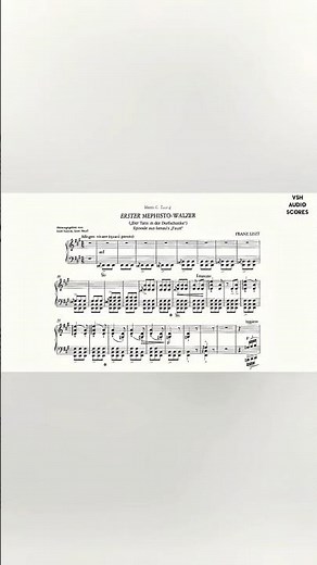 F. Liszt - Mephisto Waltz No. 1, S. 514 / Vladimir Ashkenazy (piano)