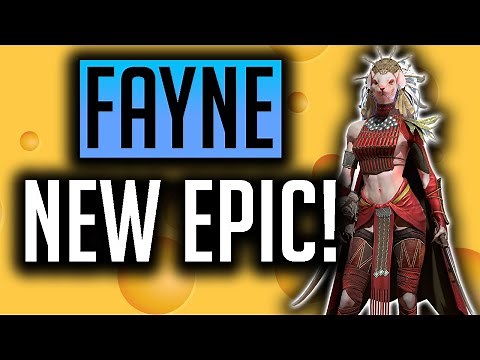 RAID | NEW EPIC FAYNE! AMAZING IN SLOW UNKILLABLE MANEATER TEAM! FULL SHOWCASE