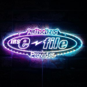 Tax IRS E-file Authorized Provider RGB Dynamic Glam LED Sign - Cut-to-edge Shape - Smart 3D Wall Decoration - Multicolor - St06-fnd-i0202-c - Etsy Canada