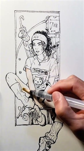 Day 180 | Will Hand Drawing Ever Be Replaced by AI? ✍️ Sketching the Human Touch