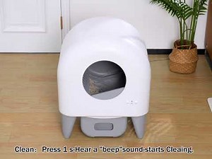 Cumrige M4 Cleaning & Emptying Demonstration | Smart Self-Cleaning Cat Litter Box Function Showcase