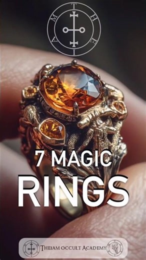 Rings in Spiritual Sciences | The 7 Magic Rings & 3 Forbidden Rings