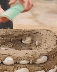 1.8M views · 10K reactions | DIY Pizza Oven in your Backyard! Thanks for watching! Please be aware that this video is for entertainment purposes only and techniques shown should not be attempted at home! | Creative Panda | Facebook