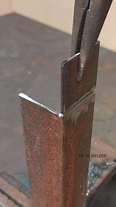 Tricks for installing L-shaped angle iron end caps #welding #welder #metalworking #fabrication | ID Welder