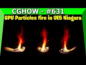 GPU Particle Fire in UE5 Niagara Tutorial | Download Files