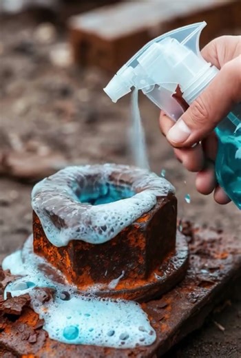Rust to Chrome in Seconds 😱 Satisfying Metal Cleaning Transformation (Gear, Bolt, Padlock)
