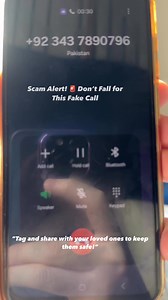 11K views · 15 reactions | ⚠️ Scam Alert – Beware of Fraud Calls!...