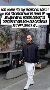 322K views · 1.5K reactions | pov: quand t'es une légende au boulot pcq t'as passé plus de temps en maladie qu'au travail durant ta carrière et que 80% des collègues ne t'ont jamais vu .. #routierfrancais #chauffeurprofessionnel #routierdefrance #drivingtips #conduite #conductor #france #driving | Nas Sim | Facebook