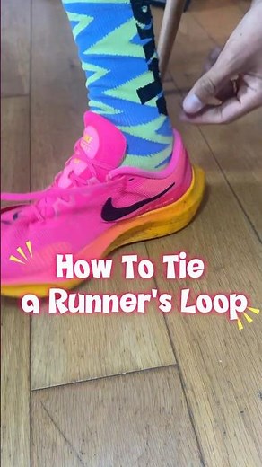 How to tie a runners loop 🏃‍♂️