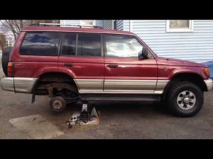 1997 Mitsubishi Montero/Pajero: Replace Rear Brake Caliper