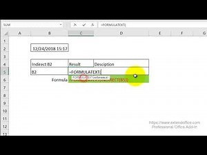 Excel FORMULATEXT Function