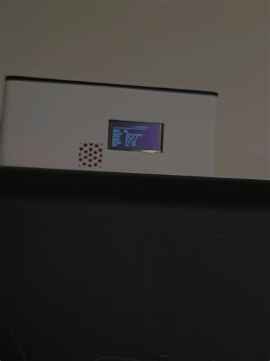 New display ✌🏻 #fy #raspberrypi #nas #esp #techtok