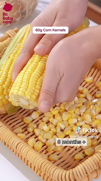 Silky Corn Pudding Recipe for Babies