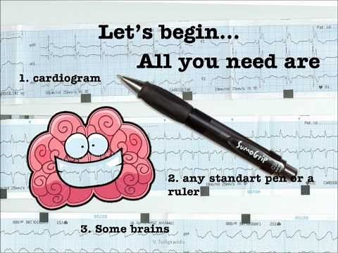 ECG FOR DUMMIES. HEART RATE DETERMINATION TUTORIAL