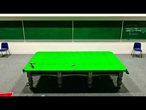 Setting up a Snooker Table (time lapse)