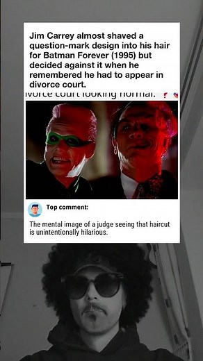 Jim Carrey Nearly Shaved a Riddler Question Mark Into His Hair