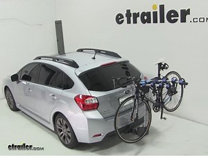 Thule Apex 4 Hitch Bike Rack Review - 2012 Subaru Impreza