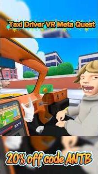 POV: You're a Taxi Driver in the Craziest VR Game #taxidrivervr #metaquest #vr