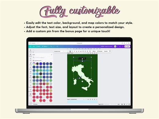 51 Europe Countries Map | Travel Map | Maps for Photobook & Scrapbook | Digital Download | Canva Editable Template - Etsy