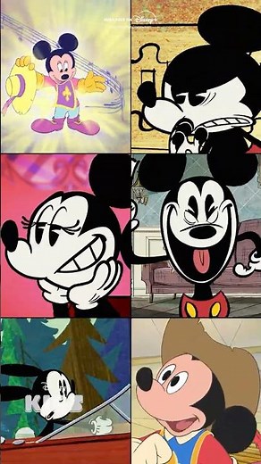 The Many Faces of Mickey Mouse 😁